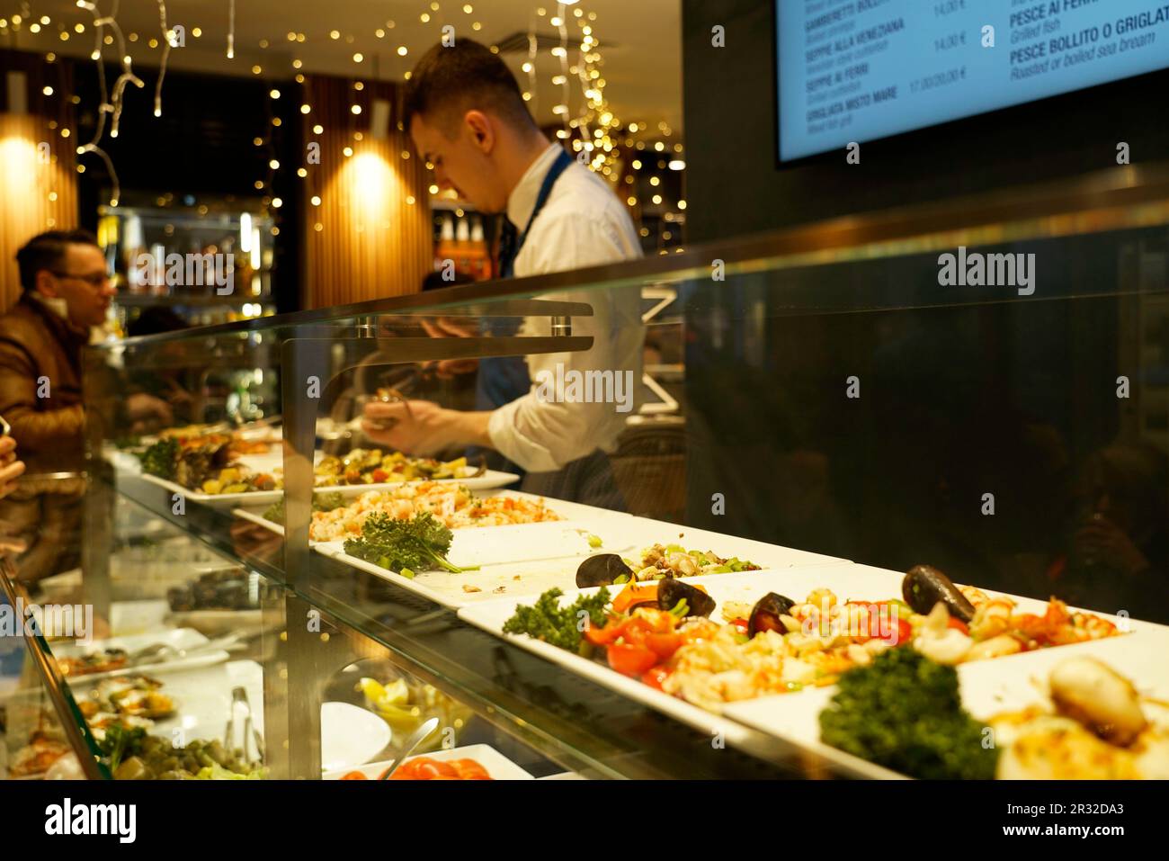 Rosticceria Gislon, typical restaurant, Calle de la Bissa, Venice, Ven ...