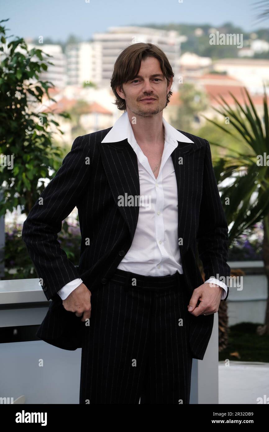 Cannes, France. 22nd May, 2023. Sam Riley photographed during the ...