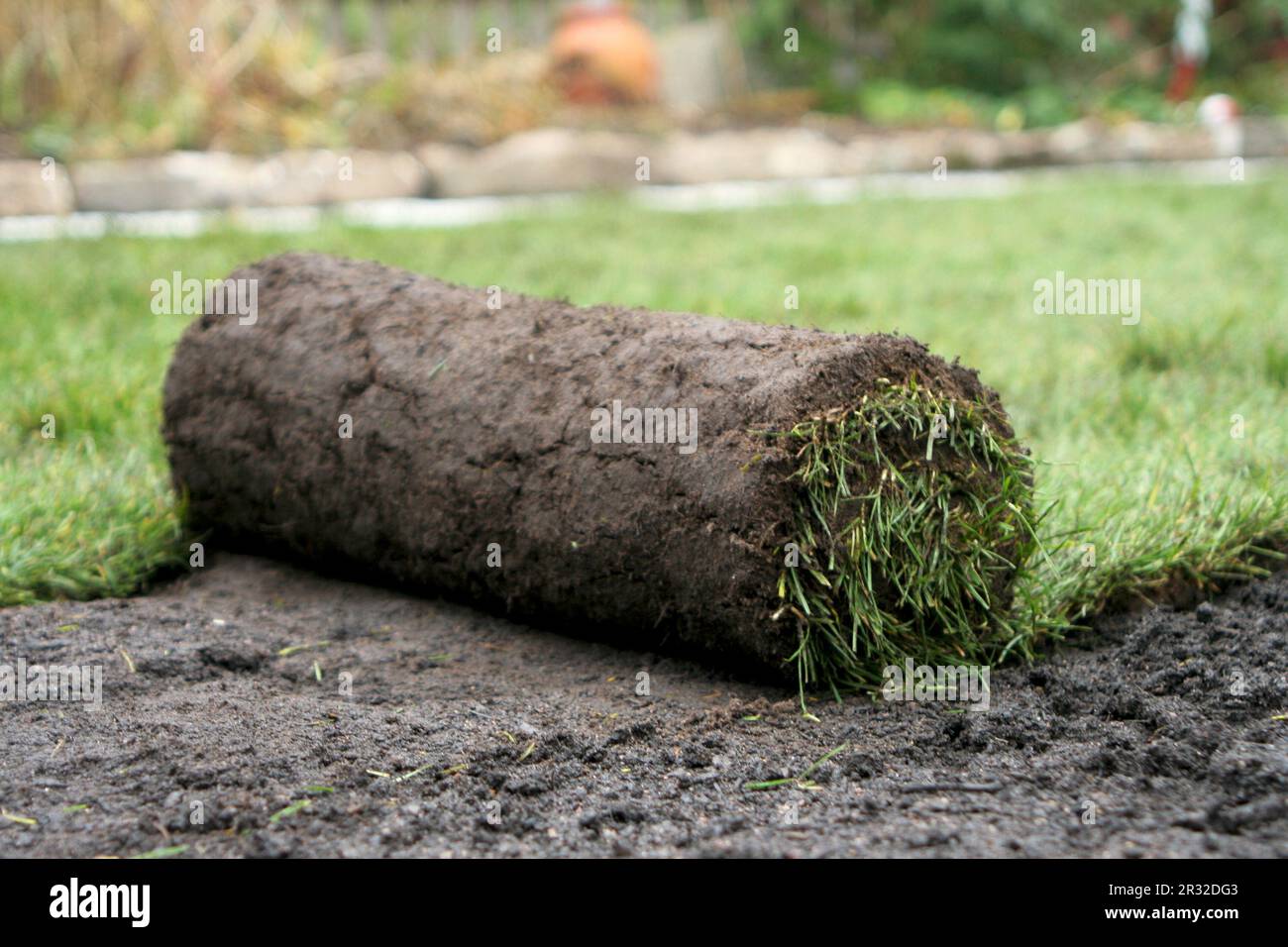 With its new turf hi-res stock photography and images - Alamy
