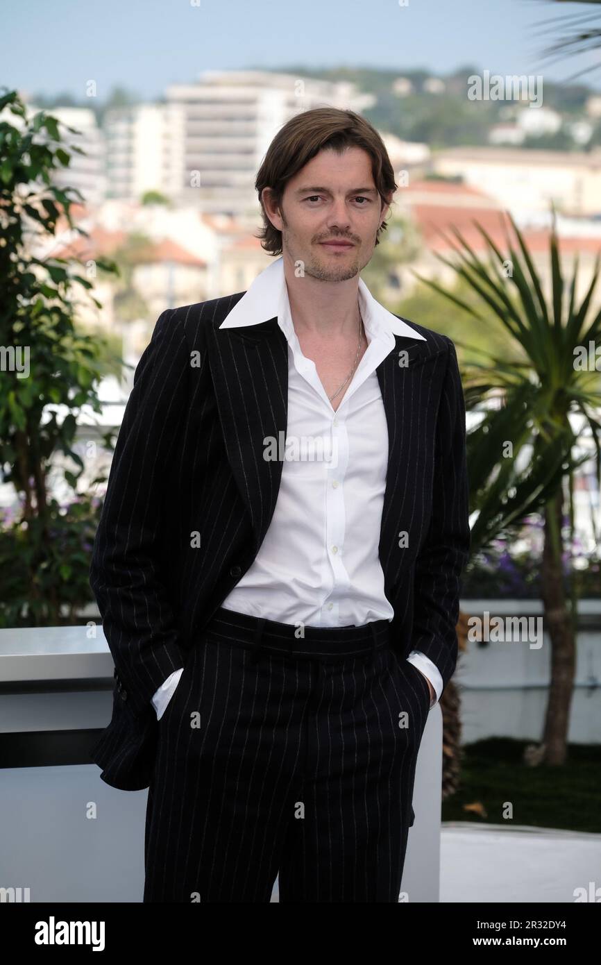 Cannes, France. 22nd May, 2023. Sam Riley photographed during the ...