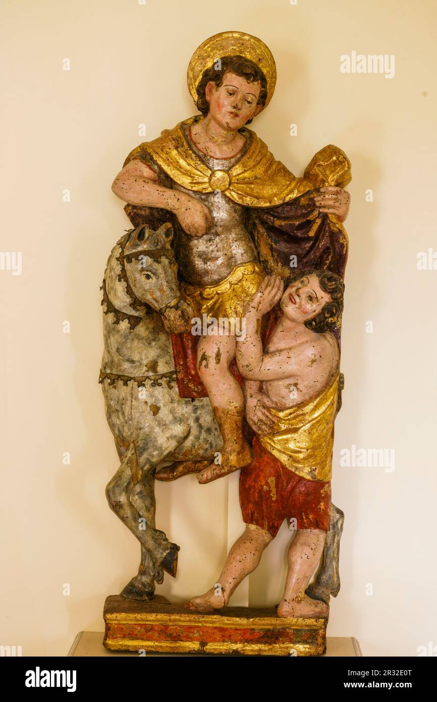 san Martin y el pobre, siglo XVI, museo de la basílica de Santa ...