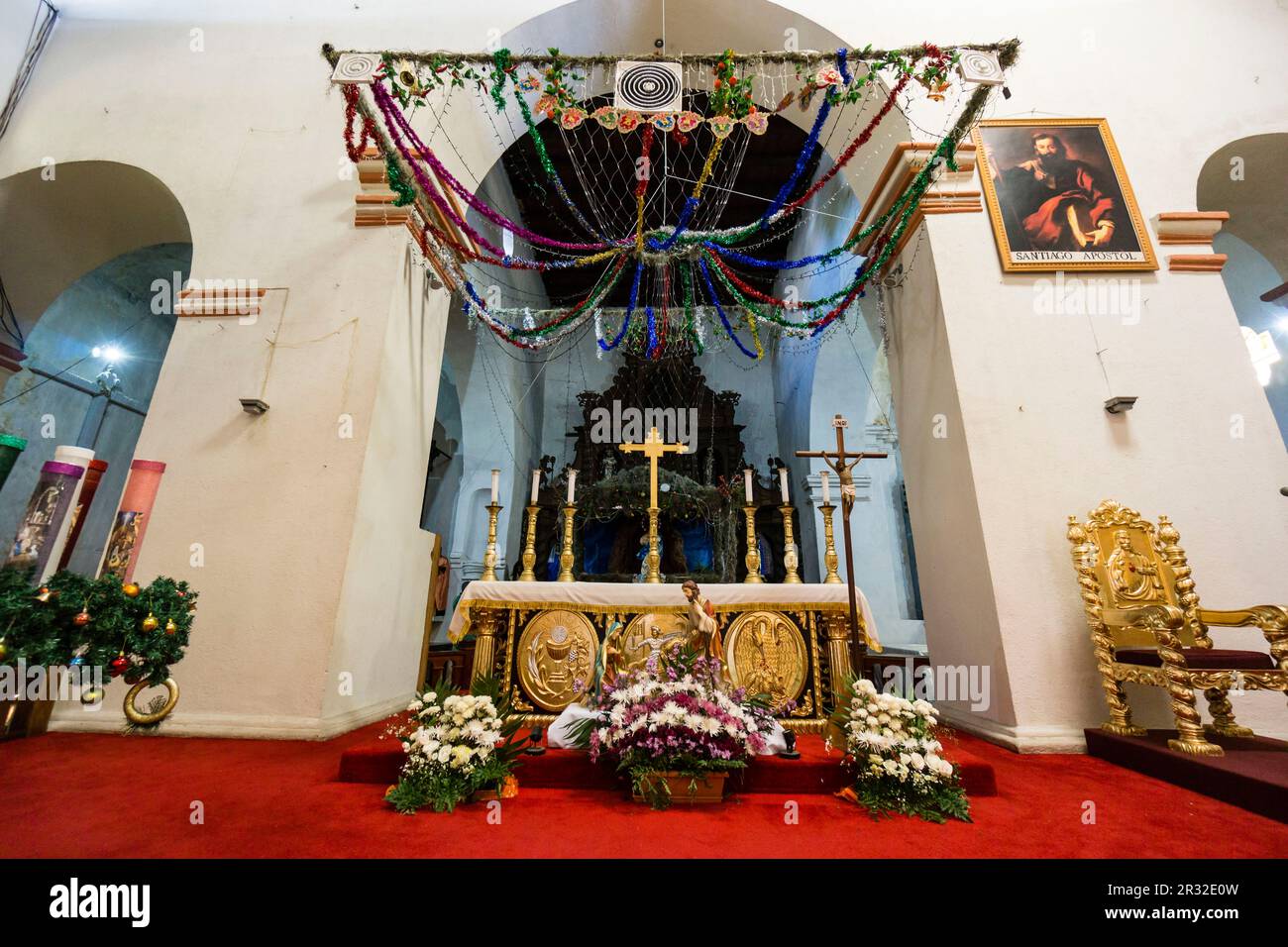 Iglesia de Santiago Apóstol, 1547, Santiago Atitlan, departamento de ...