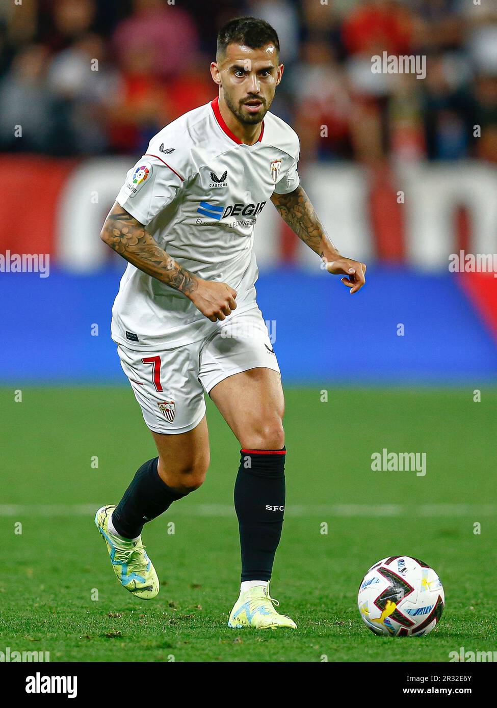Jesus Joaquin Fernandez Suso of Sevilla FC during the La Liga match ...