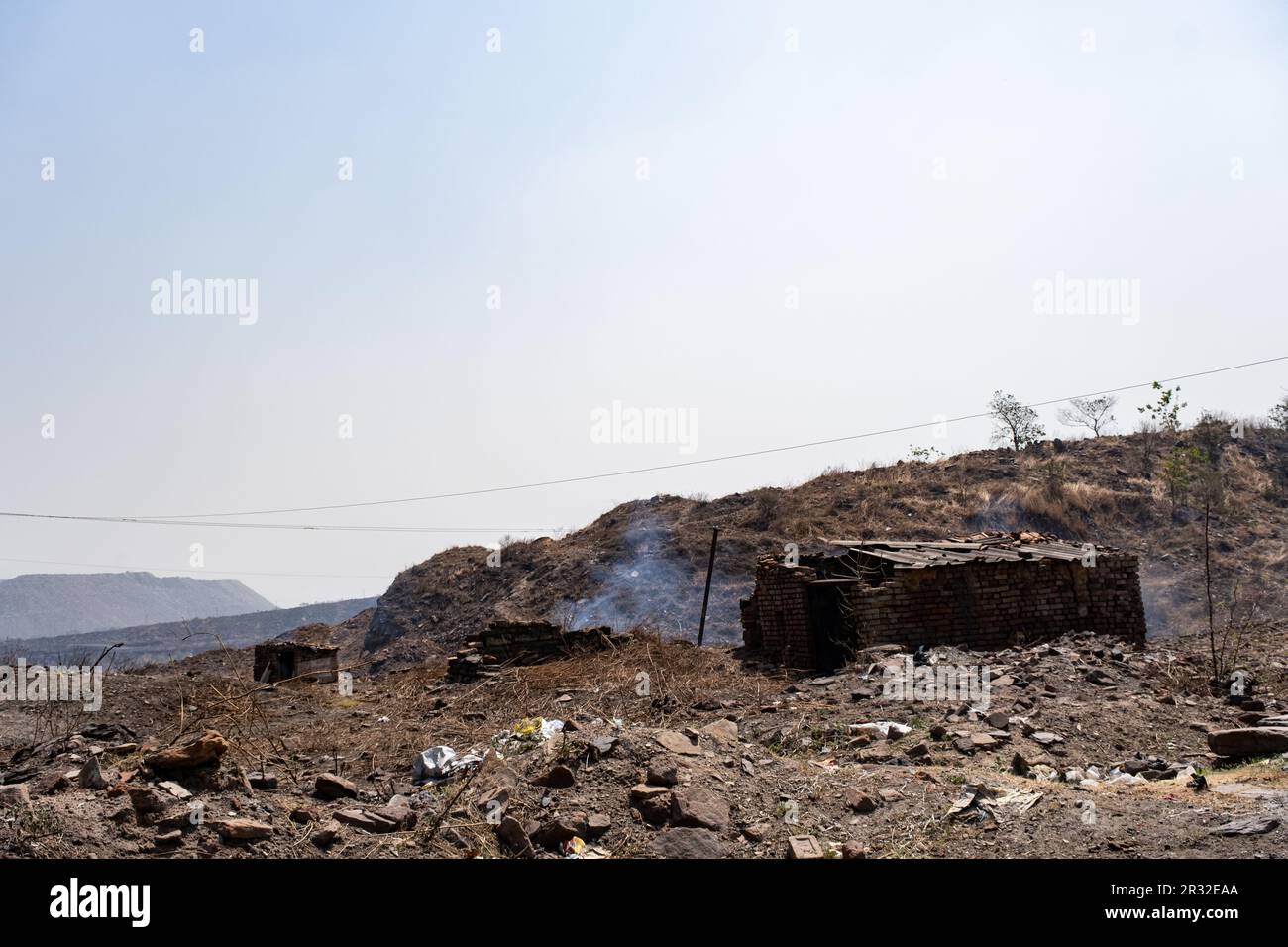 Jharia, India. 21st May, 2023. Community of coal workers live with the ...