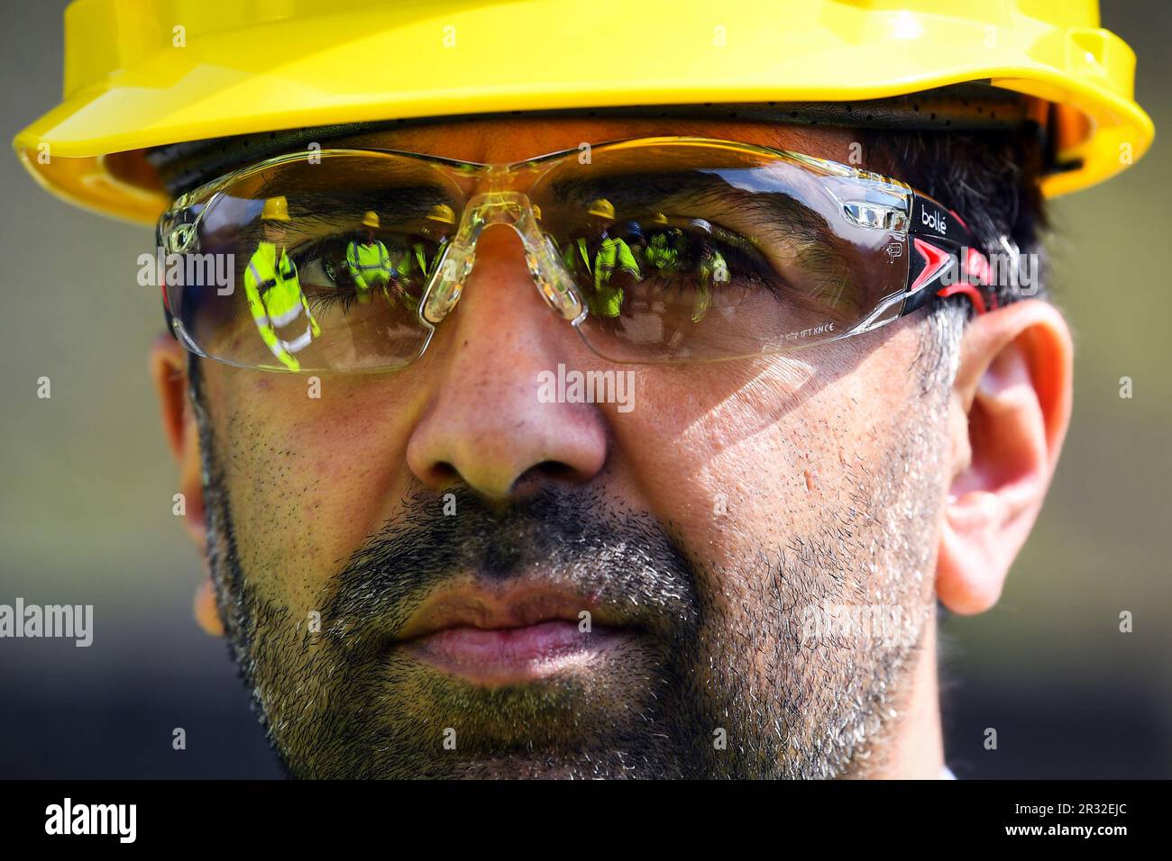 First Minister of Scotland Humza Yousaf during a visit to the SSE Power ...