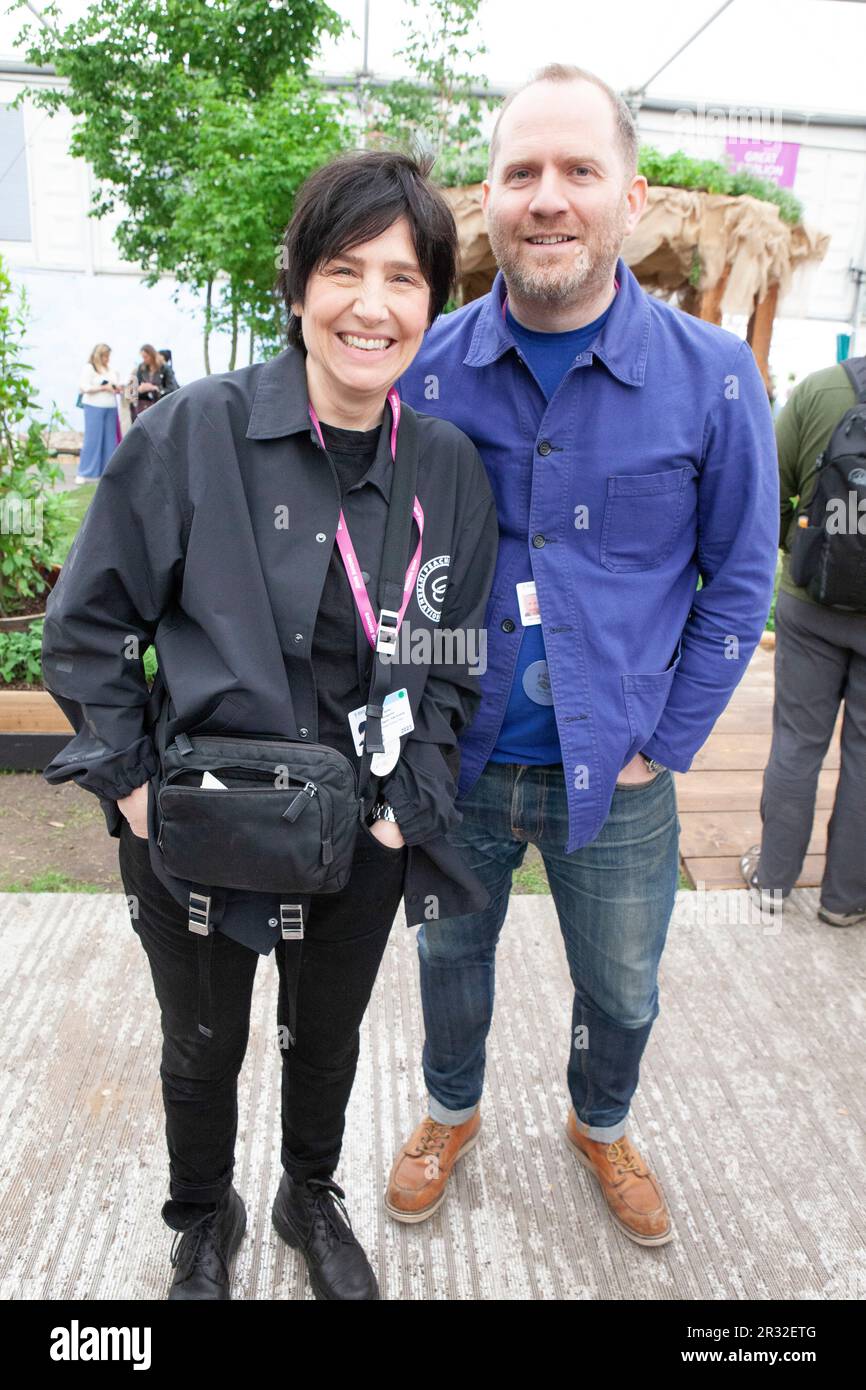 London, UK. 22nd May, 2023. Singer Sharlene Spiteri with her husband ...