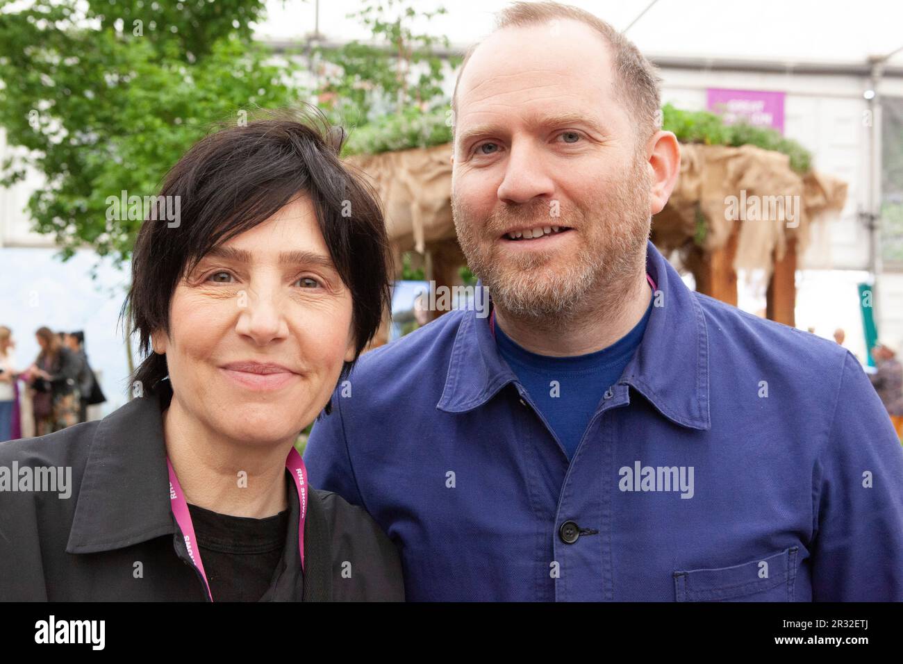 London, UK. 22nd May, 2023. Singer Sharlene Spiteri with her husband ...
