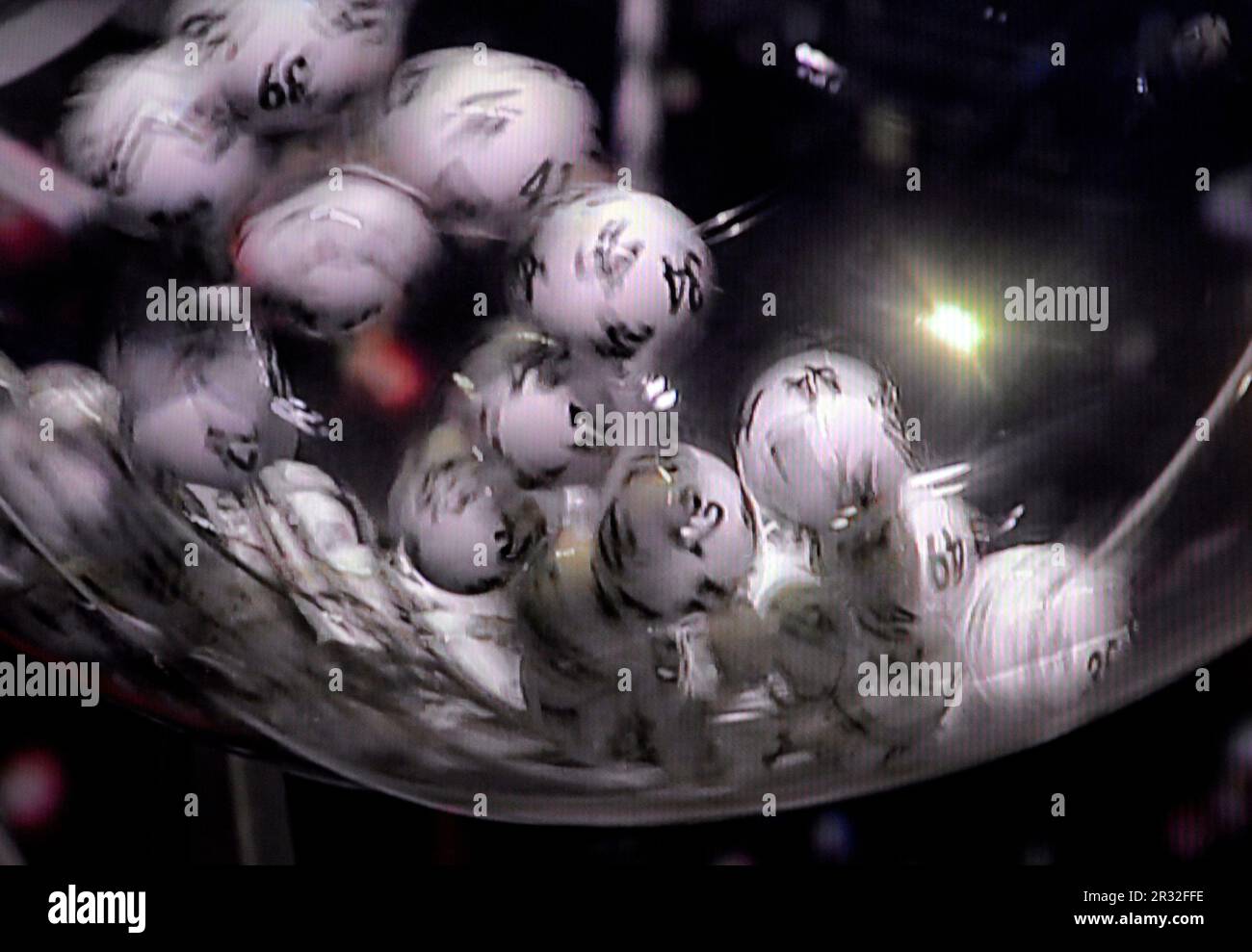 Drawing of the lottery numbers Stock Photo - Alamy
