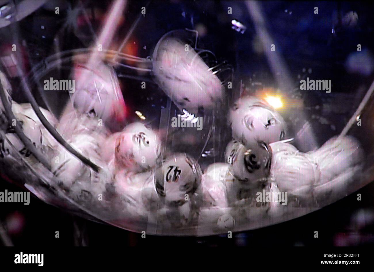 Drawing of the lottery numbers Stock Photo - Alamy