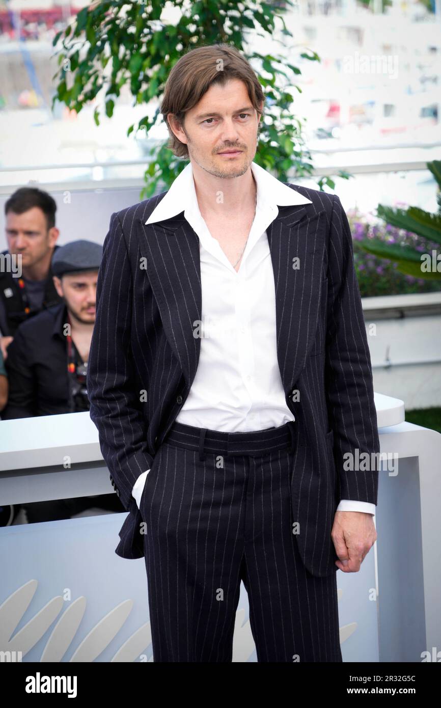 Cannes, France. 22nd May, 2023. Sam Riley attend the photocall for the ...