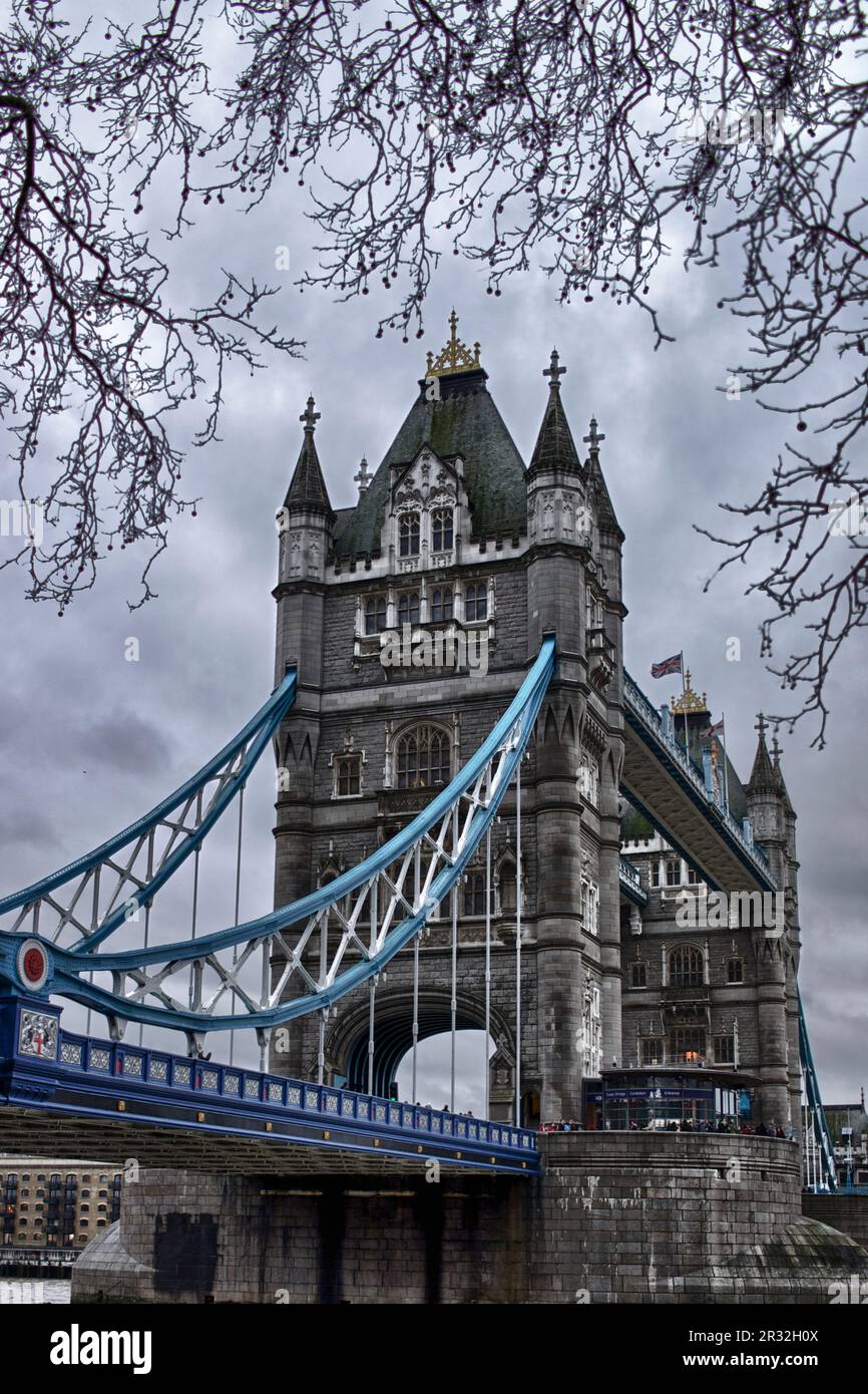 Tower Bridge HDR Stock Photo - Alamy
