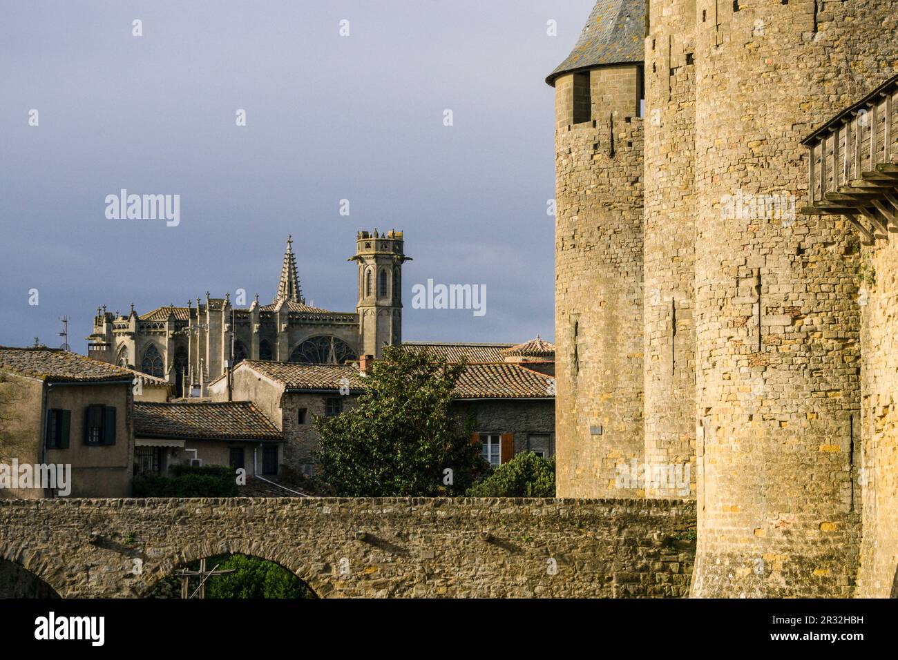 ciudadela amurallada de Carcasona , declarada en 1997 Patrimonio de la ...