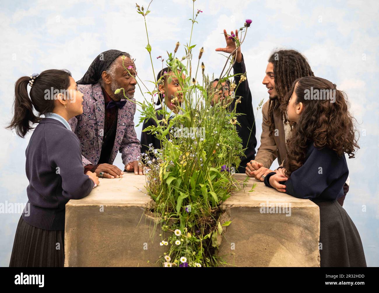 EDITORIAL USE ONLY Designers Danny Clarke and Tayshan Hayden-Smith show ...