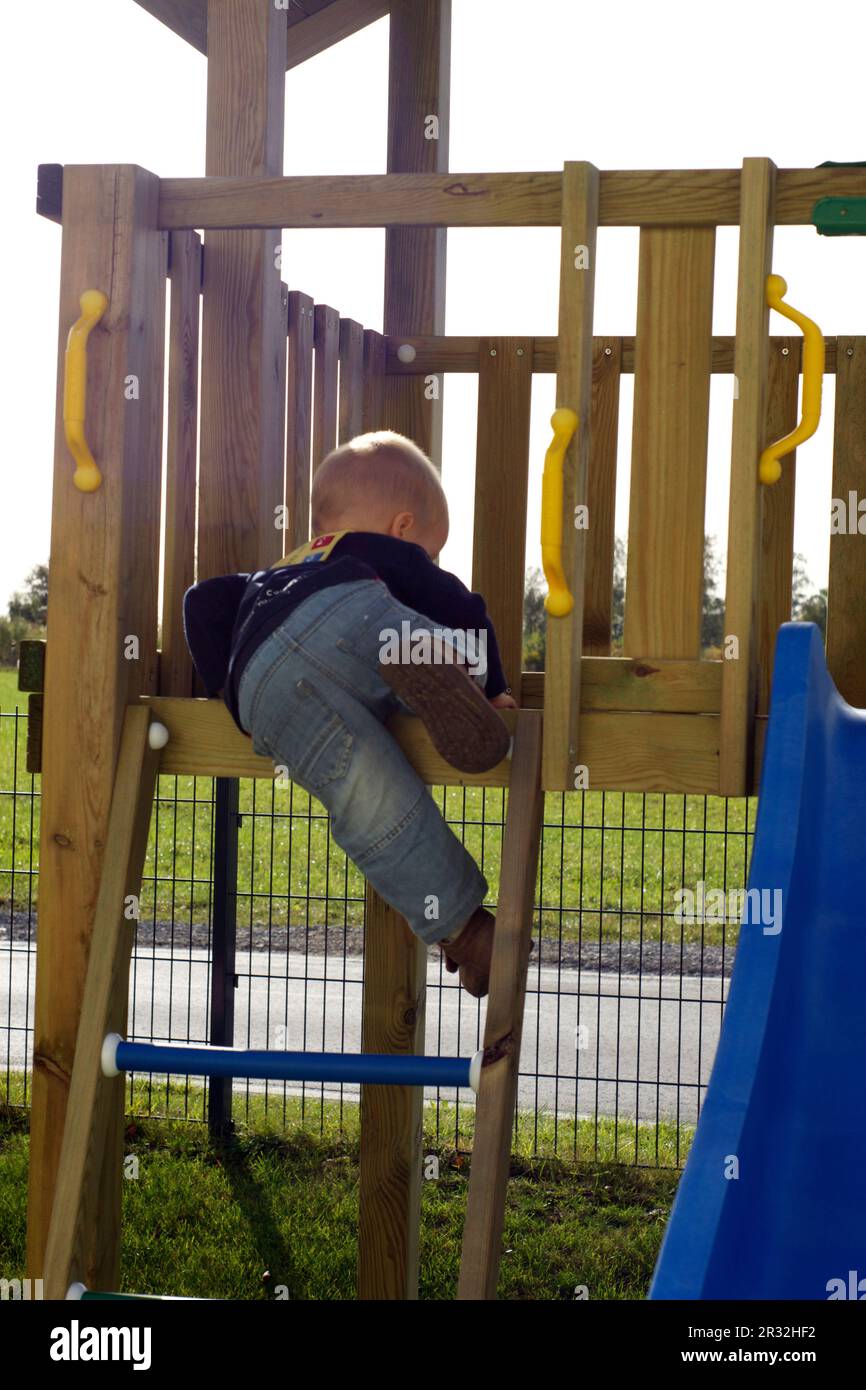 Climbing stairs child hi-res stock photography and images - Alamy