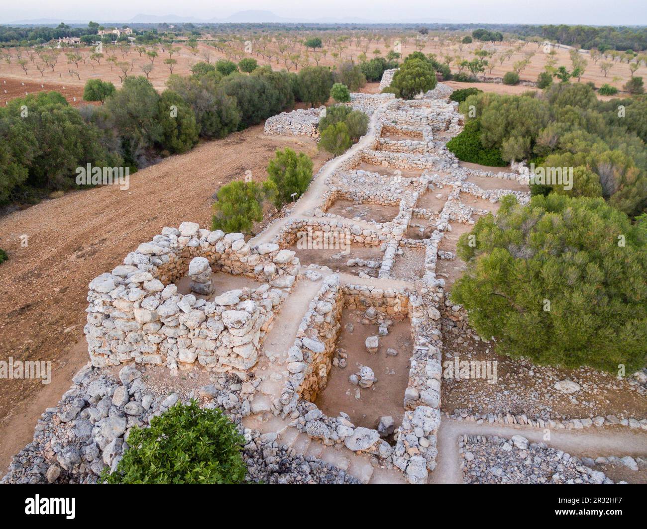 poblado prehistórico de Capocorb Vell. Llucmajor, Mallorca, balearic ...