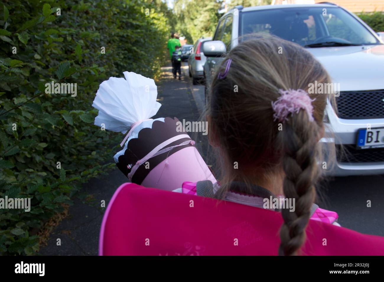 Way to school Stock Photo - Alamy