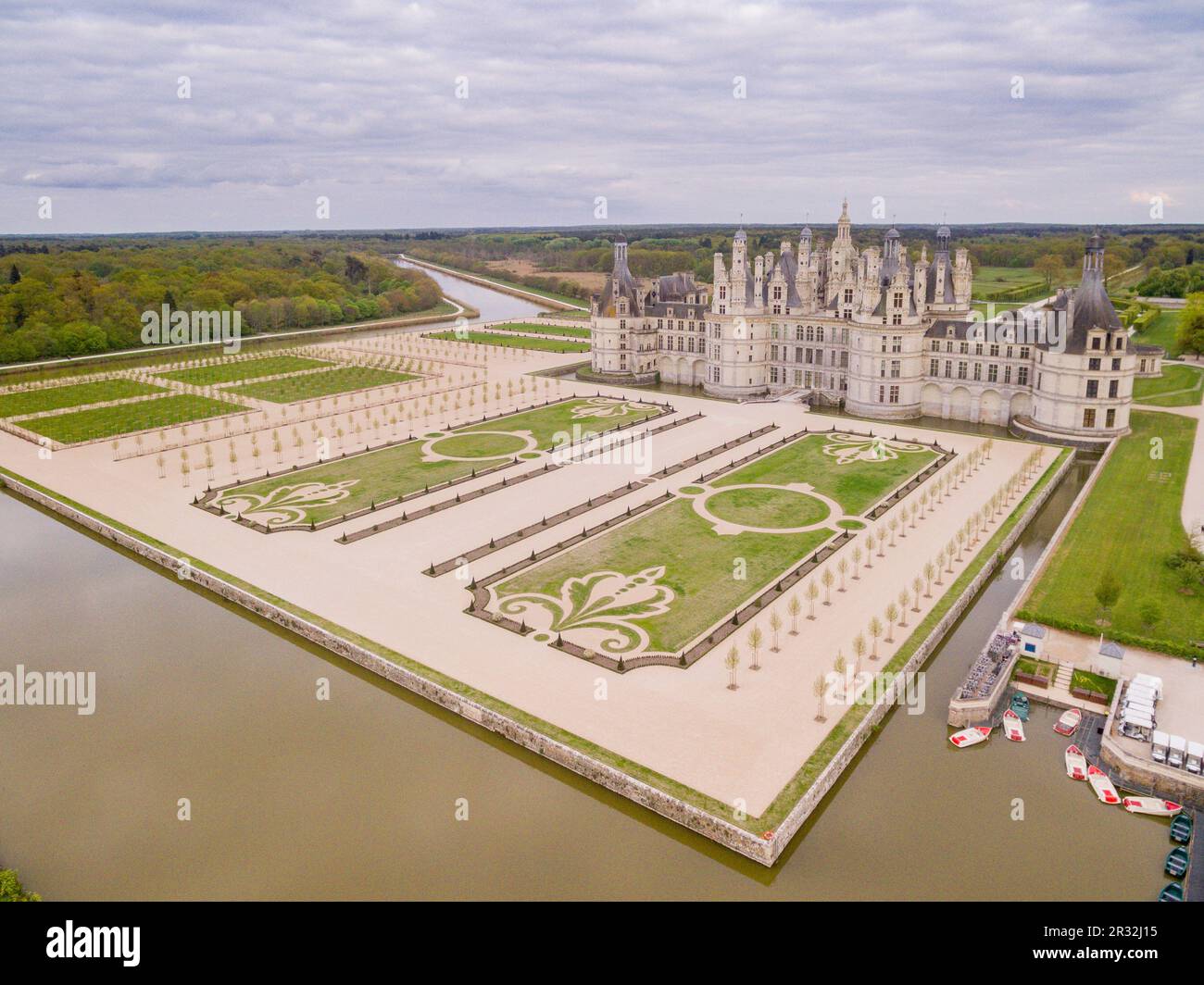 castillo de Chambord,siglo XVI, Valle de Loira, France,Western Europe ...
