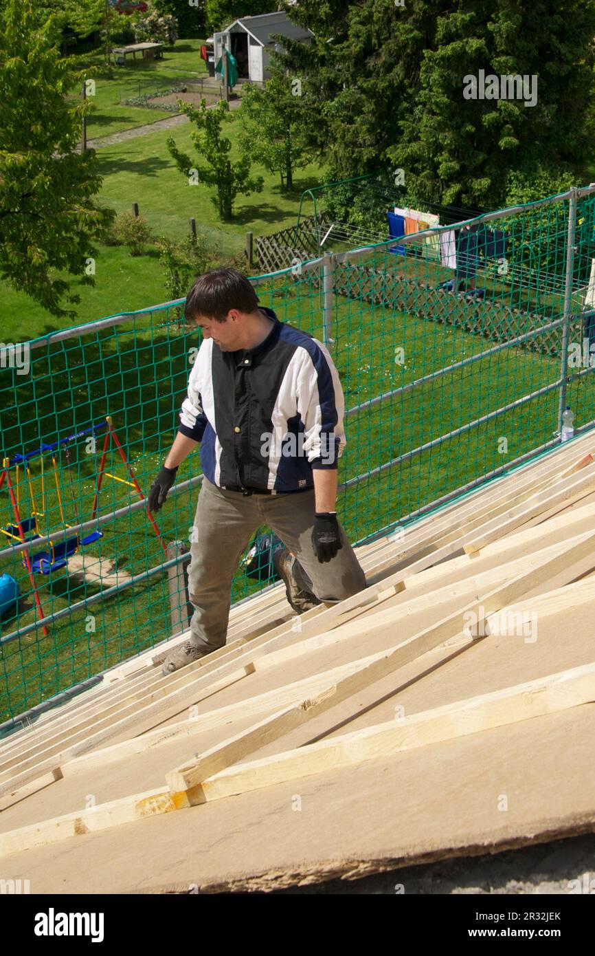 Sloping roof protection hi-res stock photography and images - Alamy