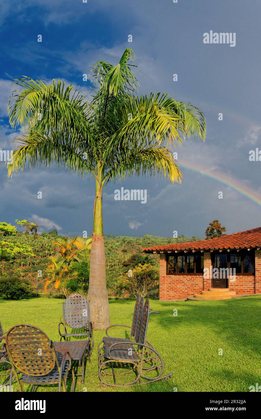Rainbow, AlcalÃ¡, Colombia Stock Photo - Alamy
