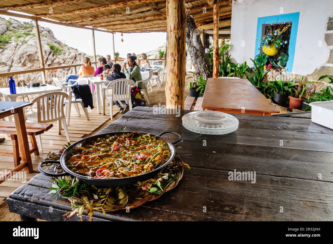 paella mallorquina,restaurante de Sa Foradada, Valldemossa, Parque ...