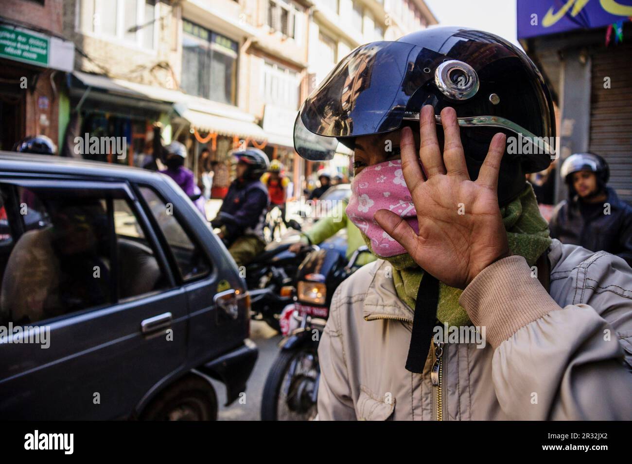 Matina Shakya, Kumari o diosa viviente. Kumari Ghar o casa de la diosa ...