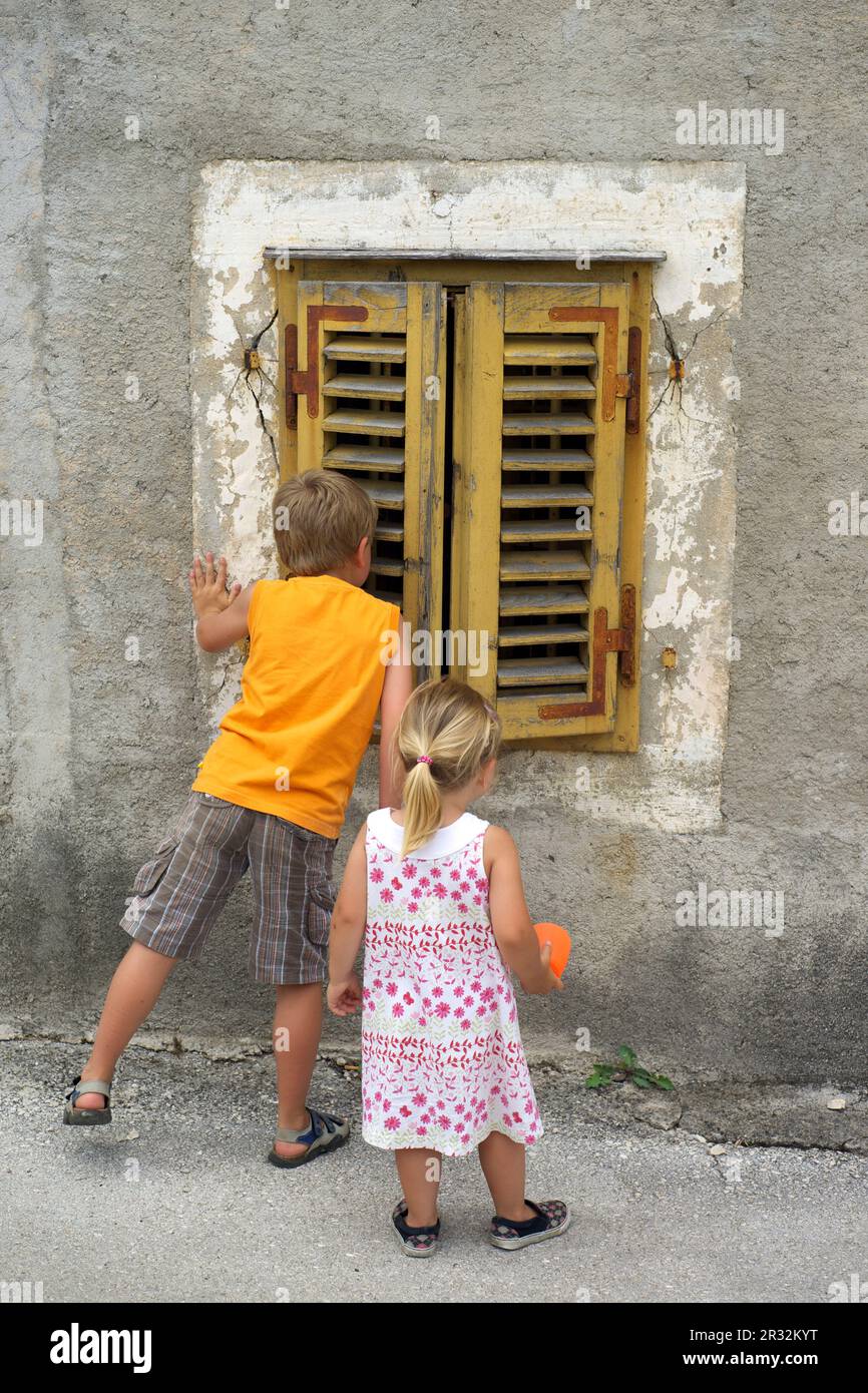 Children are curious Stock Photo - Alamy