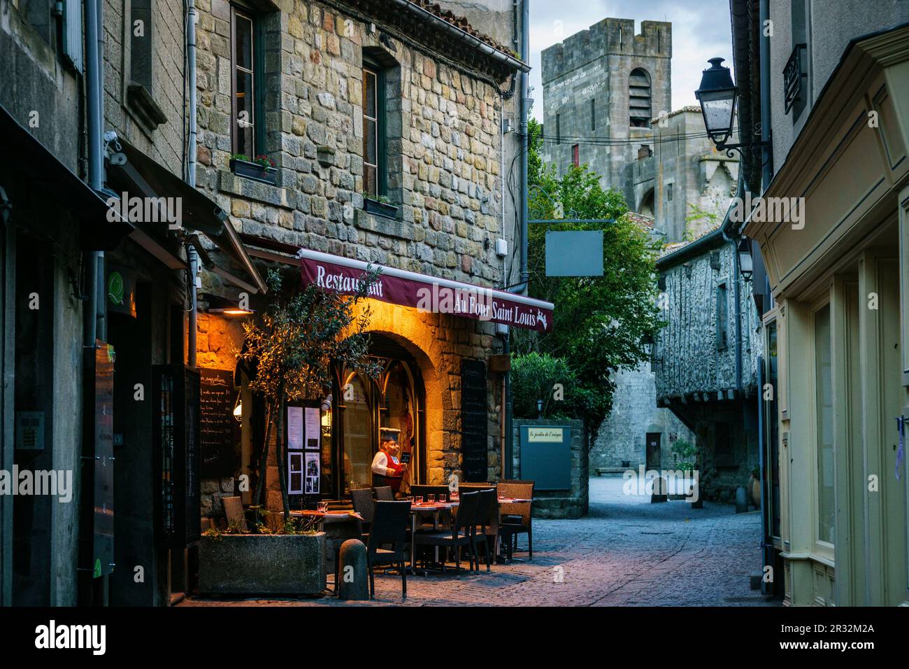 restaurante,ciudadela amurallada de Carcasona , declarada en 1997 ...