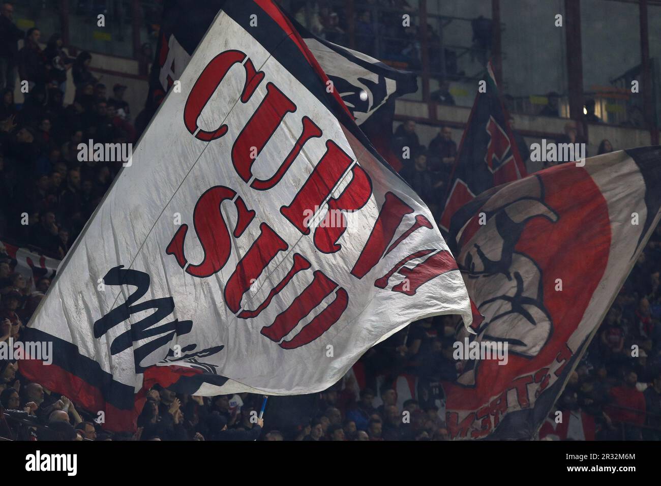 Milan, Italy. 20th May, 2023. Italy, Milan, may 20 2023: supporters of ...