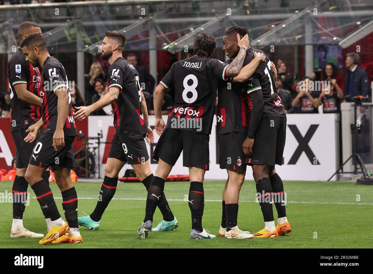 Milan, Italy. 20th May, 2023. Italy, Milan, may 20 2023: Rafael Leao ...