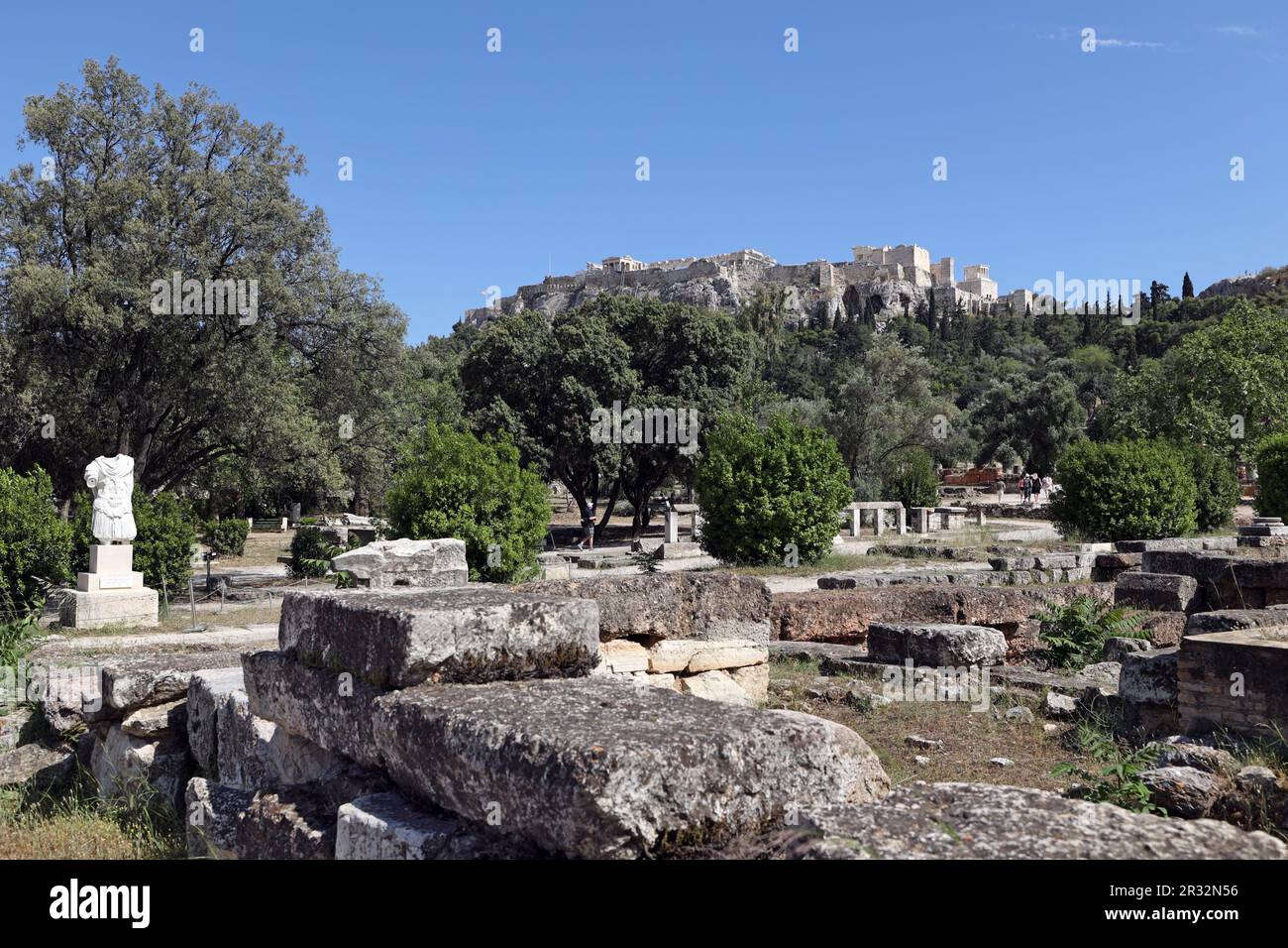 The ancient Agora, Athens, Greece Stock Photo - Alamy
