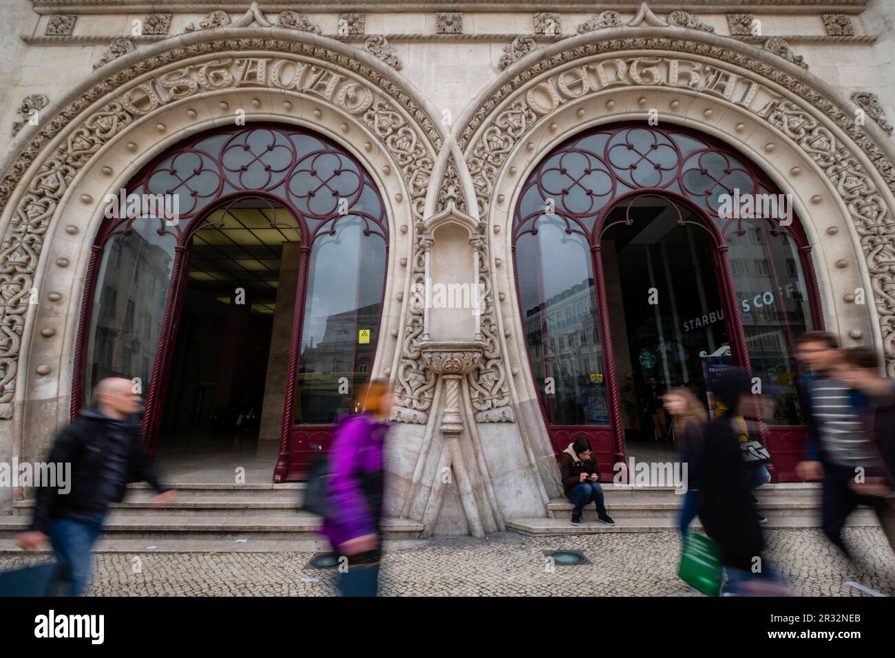 estación de tren de Rossio, Estação Ferroviária do Rossio, Lisboa ...