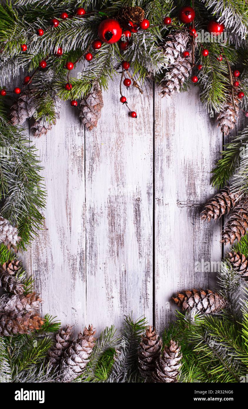 Christmas frame design Stock Photo - Alamy