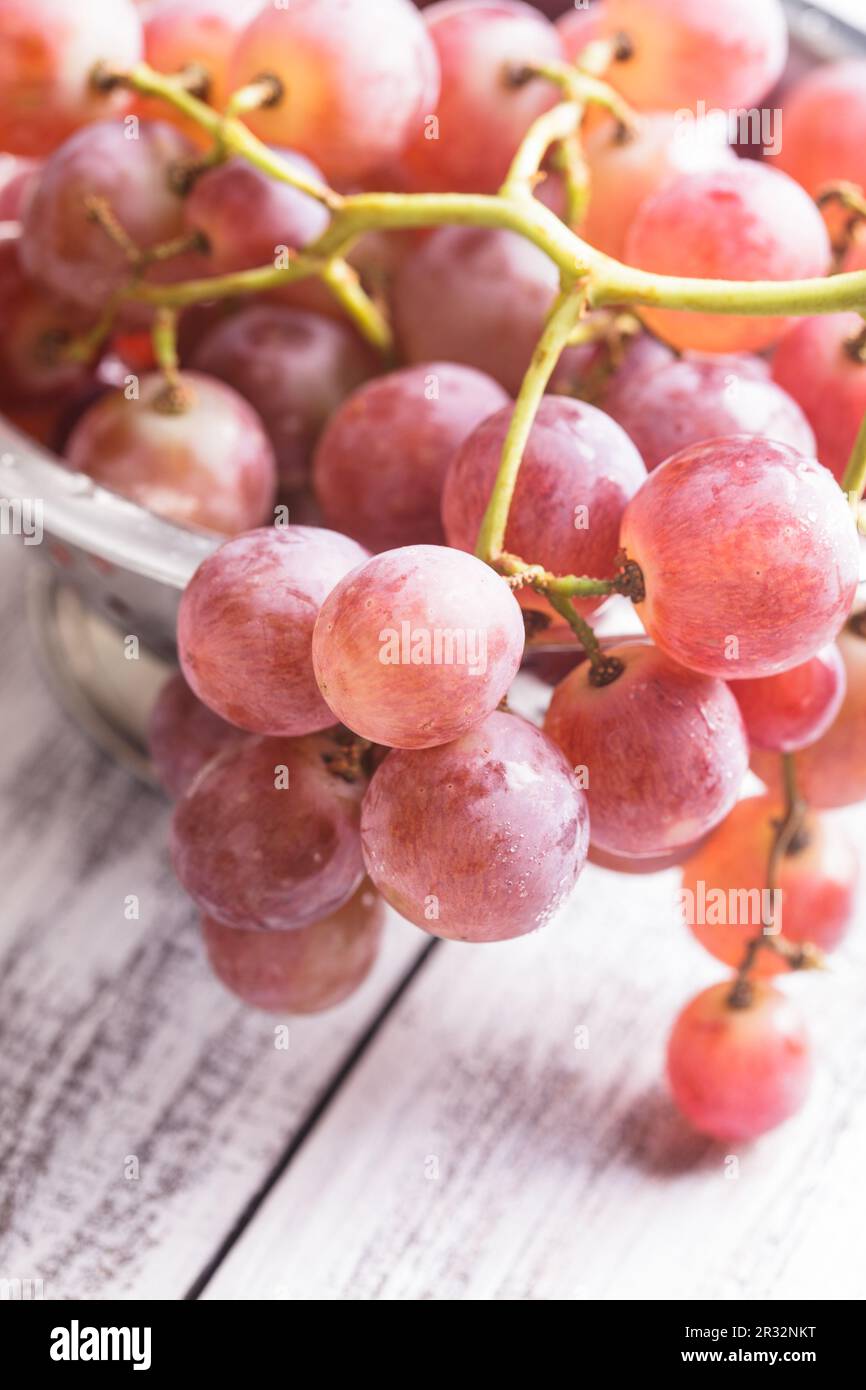 Big red grapes Stock Photo - Alamy