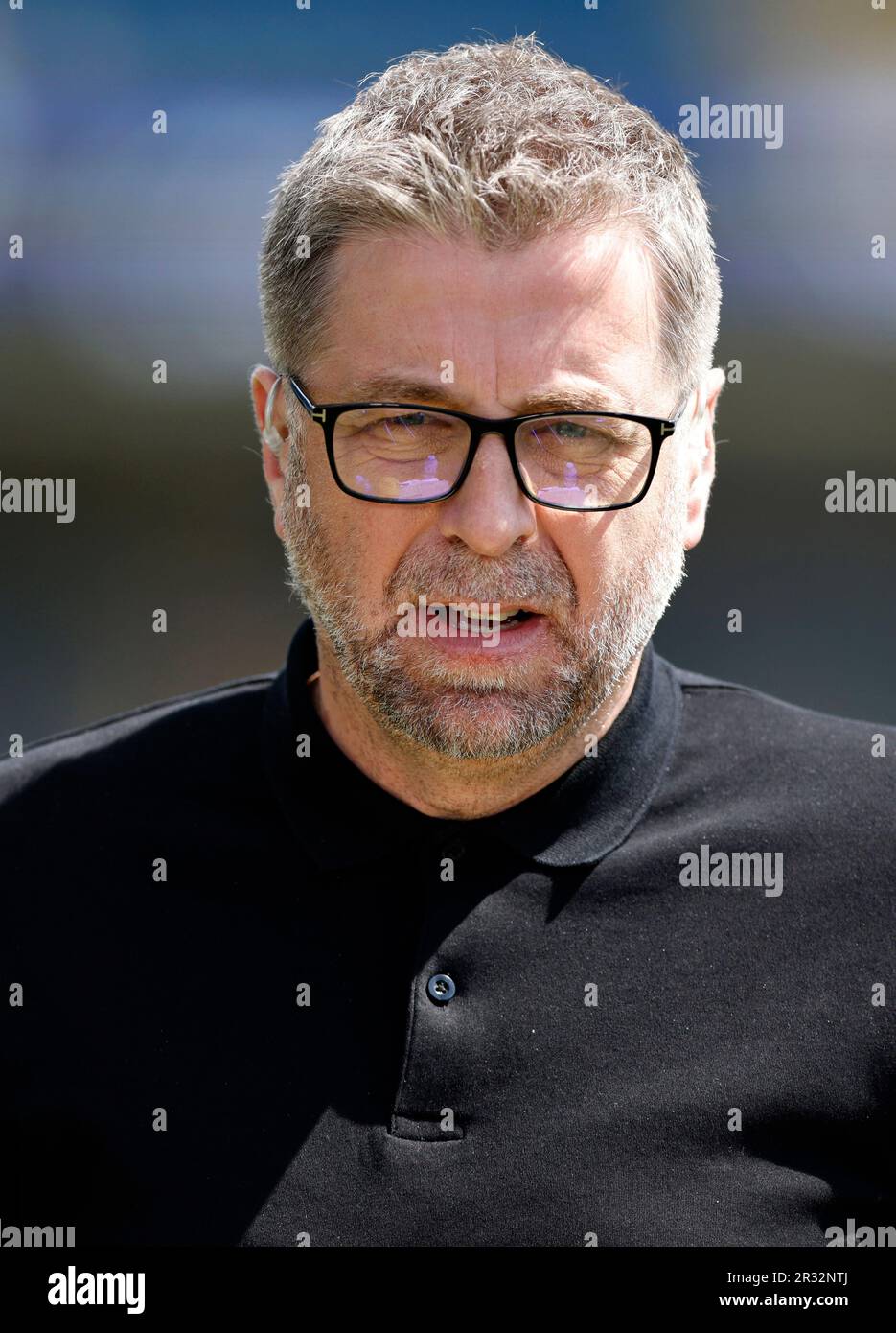 Mark Chapman, BBC sport tv and radio presenter at the the Betfred Super ...