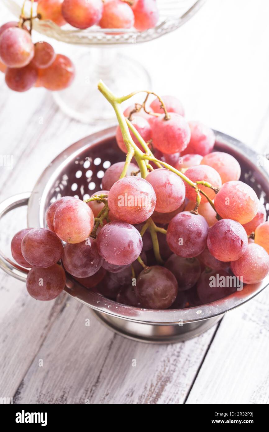 Big red grapes Stock Photo - Alamy