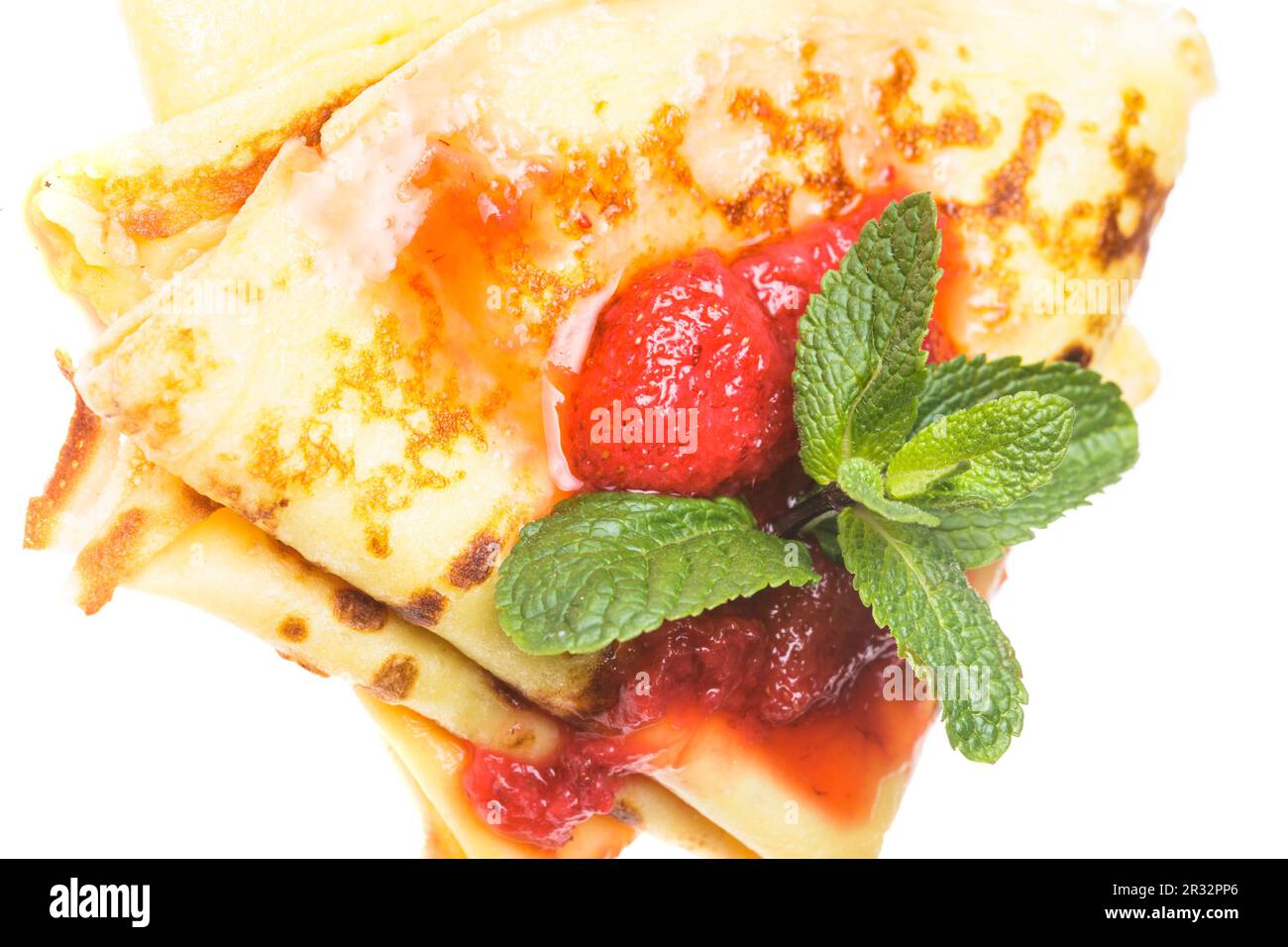 Crepe with topping hi-res stock photography and images - Alamy