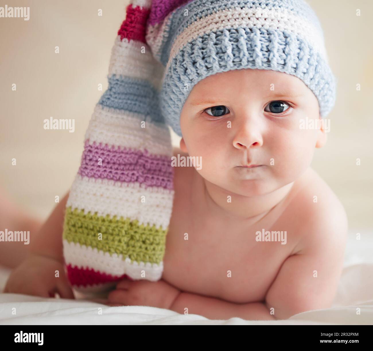 Baby hat crochet hi-res stock photography and images - Alamy