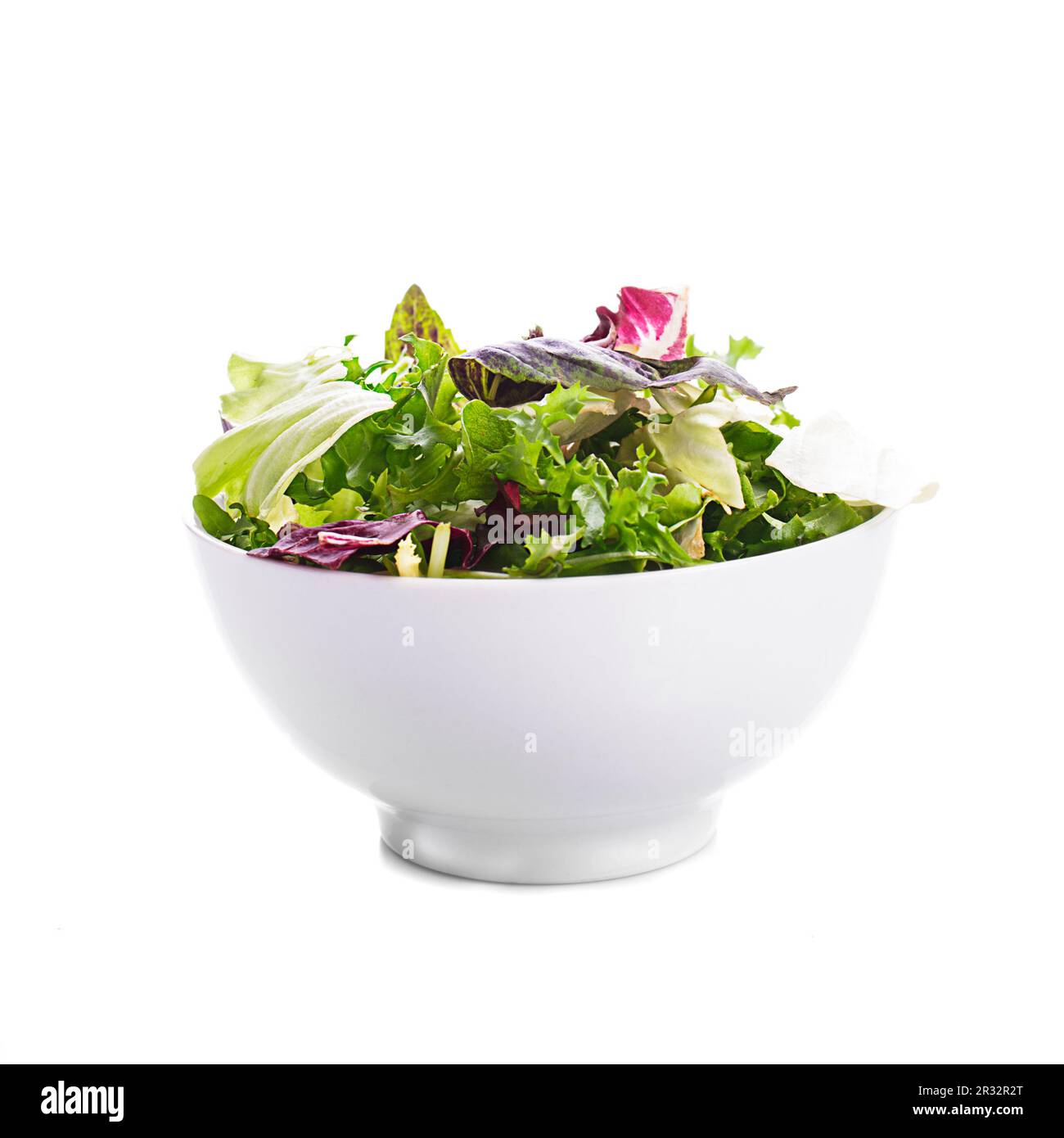Salad radicchio green lettuce Cut Out Stock Images & Pictures - Alamy