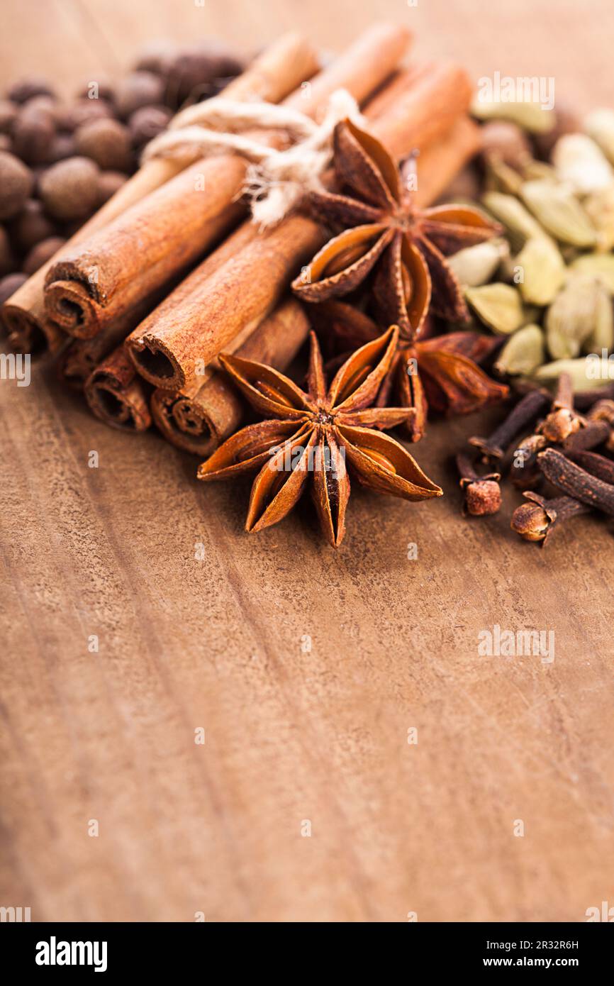 Collection of spices Stock Photo - Alamy