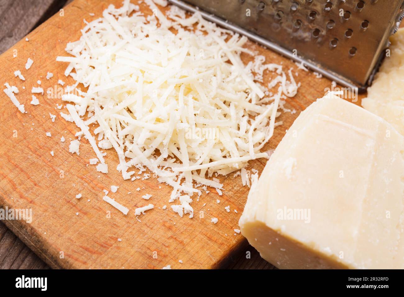 Grated Parmesan cheese Stock Photo - Alamy
