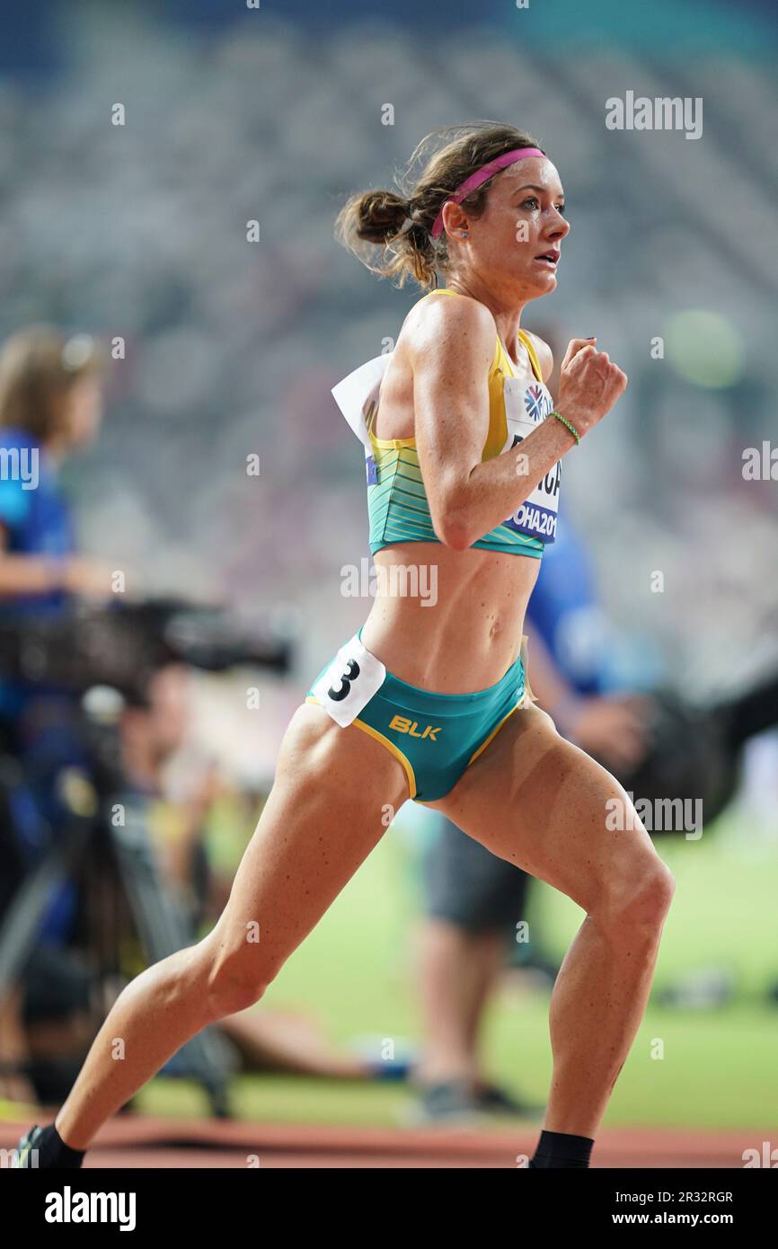 Melissa Duncan running the 5000m at the 2019 World Athletics ... Melissa Duncan running the 5000m at the 2019 World Athletics ...