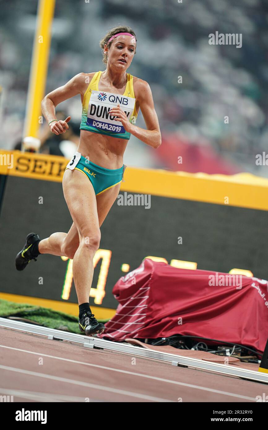 Melissa Duncan running the 5000m at the 2019 World Athletics ... Melissa Duncan running the 5000m at the 2019 World Athletics ...