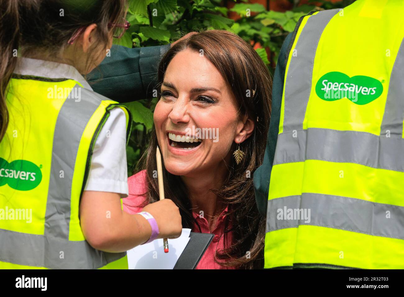 London, UK. 22nd May, 2023. Catherine, the Princess of Wales visits ...