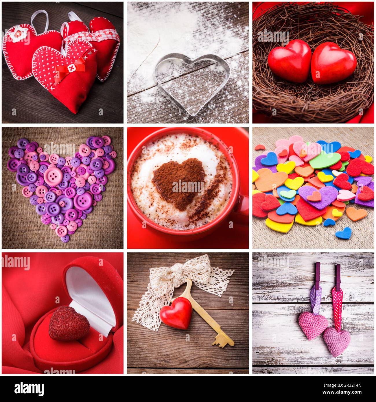 Morning greeting with hearts hi-res stock photography and images - Alamy