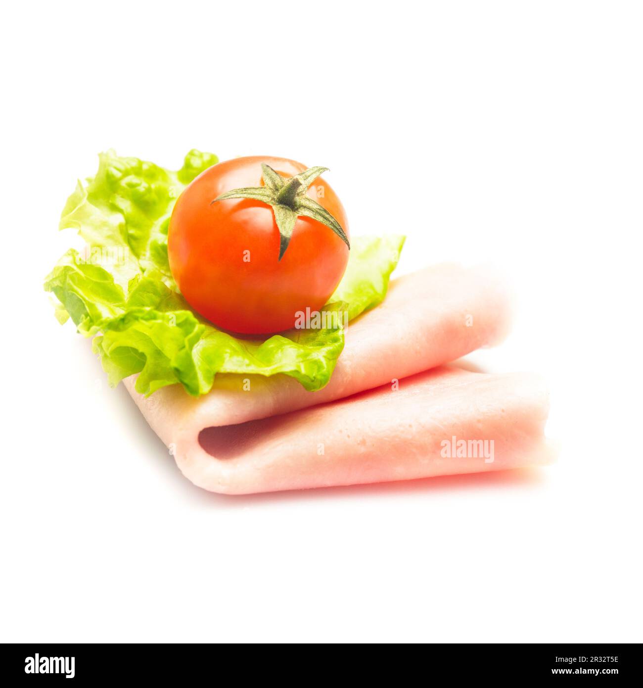 Thin ham sandwich Cut Out Stock Images & Pictures - Alamy