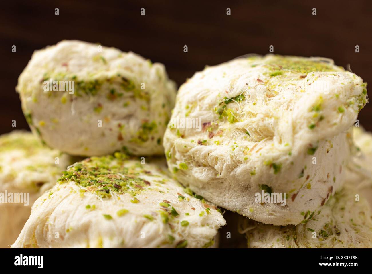 Soft and Sweet Turkish Dessert Pismaniye Stock Photo - Alamy