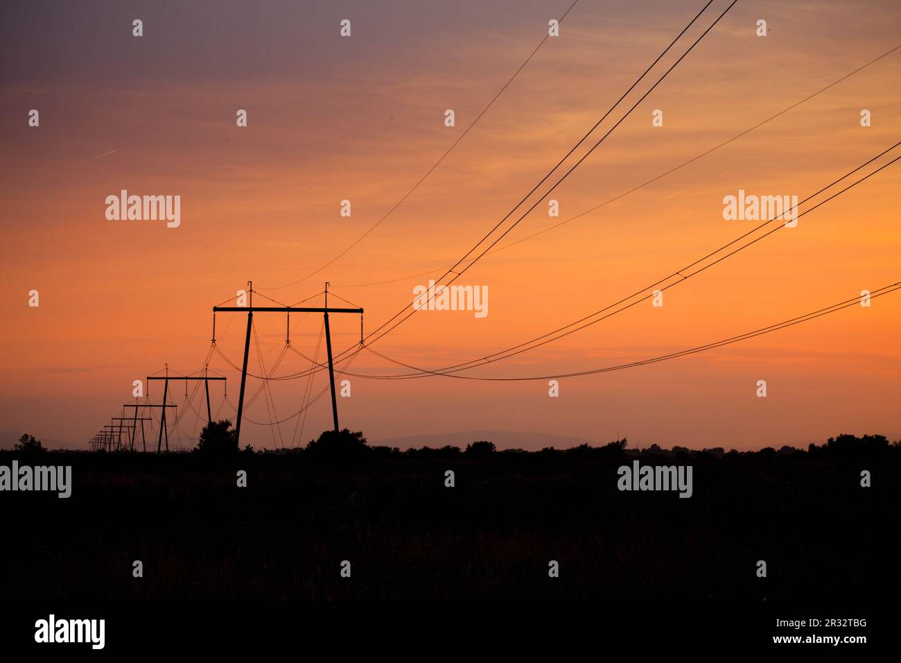 Line electric hi-res stock photography and images - Alamy