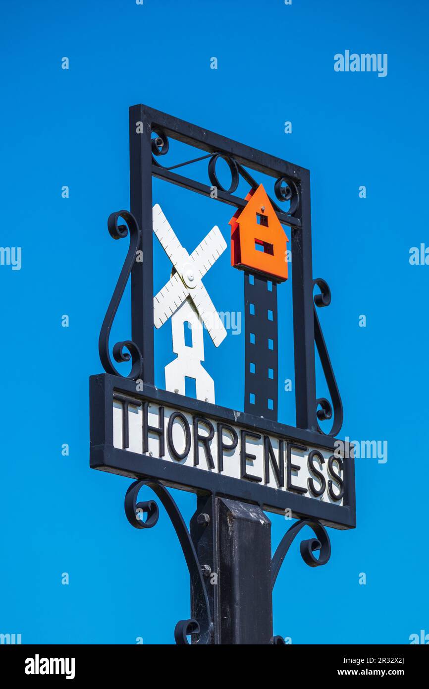 Place name sign village hi-res stock photography and images - Alamy