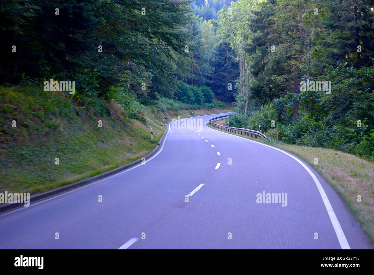 Federal road in the Black Forest Stock Photo - Alamy