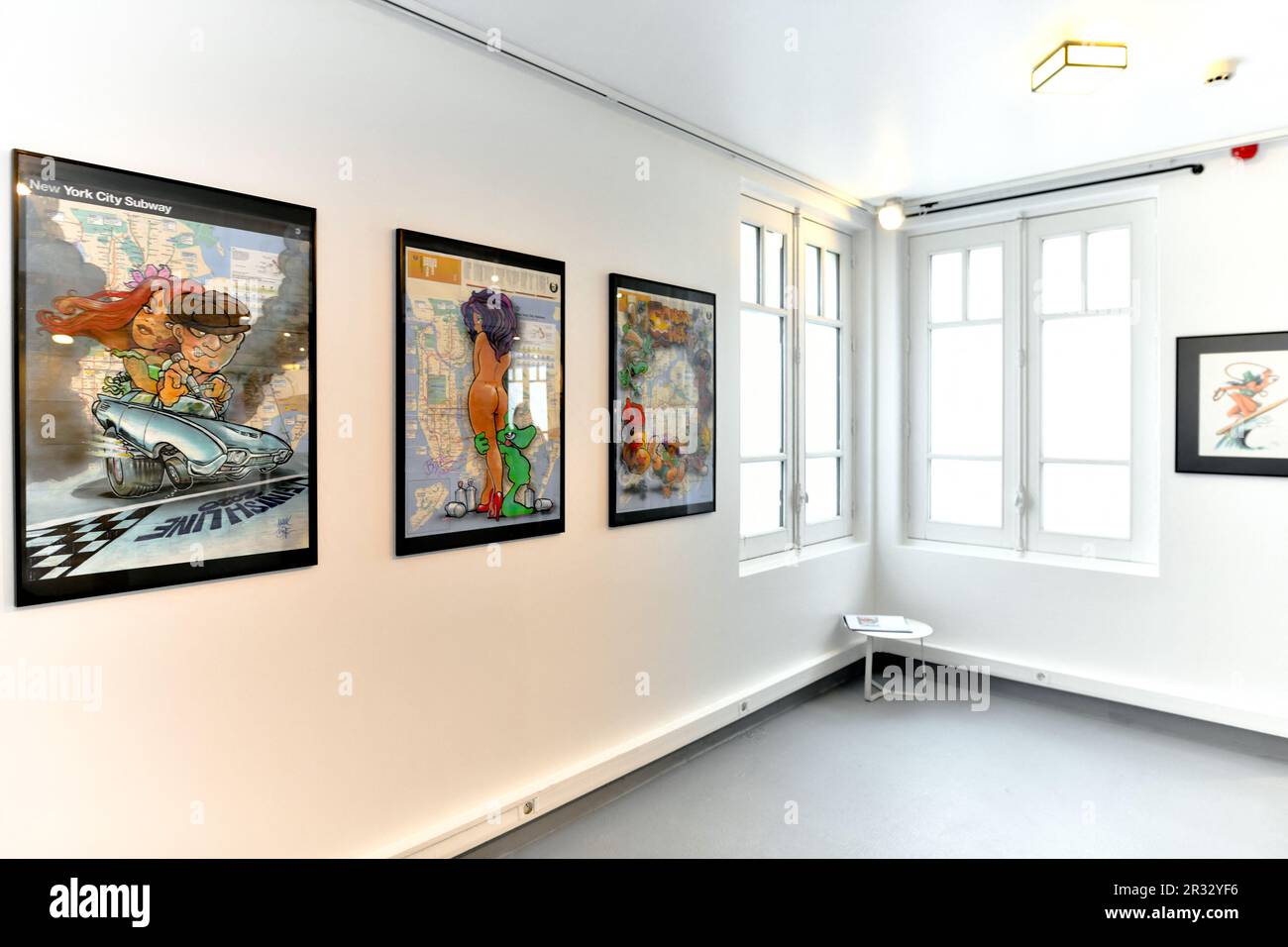 From 21 to 28 of May 2023, Mark Bode performs during his exhibition ...